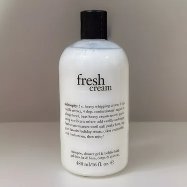 Philosophy Fresh Cream 3-in-1 Shampoo, Body Wash & Bubble Bath, 16 Oz ...