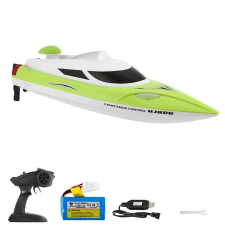 ZAJAIO HJ806 47cm 2.4G RC 30km/h High Speed Racing Flipped Boat Water ...