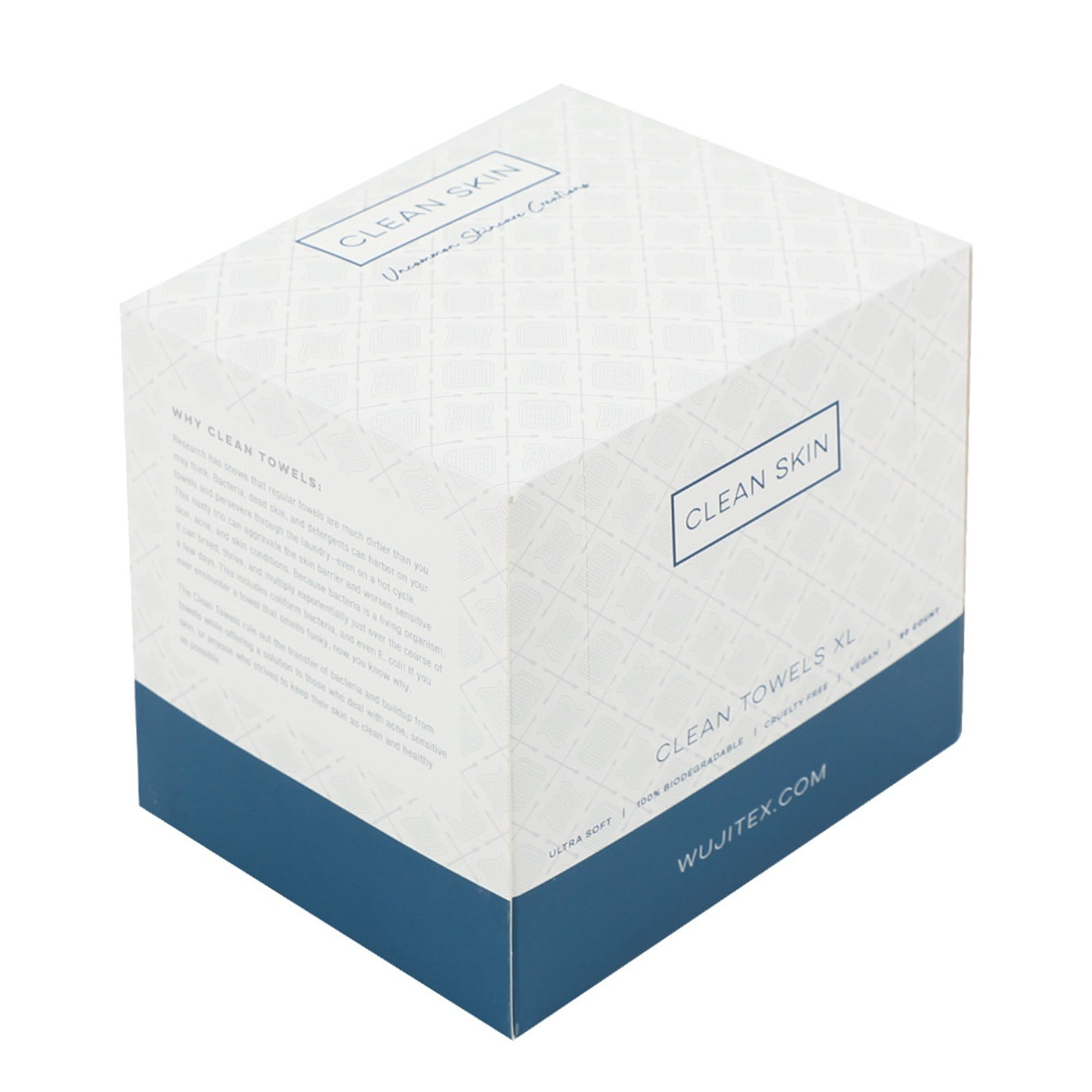 Clean Towels , Biobased Face Towel, Disposable Face Towelette, Makeup ...