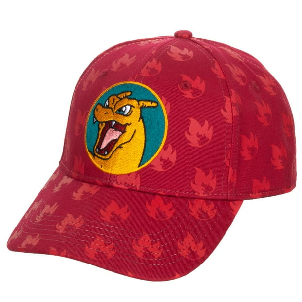 Pokemon Charizard Allover Print Hat Adult - Walmart.com