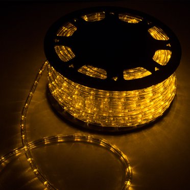 50Ft 2 Wire LED Rope Light 110V Home Party Christmas Decorative In ...