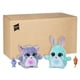 furReal Fuzzalots Kitty and Bunny Color Change Interactive Feeding Toy ...