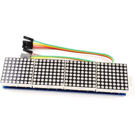 8 x 8 x 4 Dot-Matrix Display with 64 Blue s and MAX7219 Driver ...