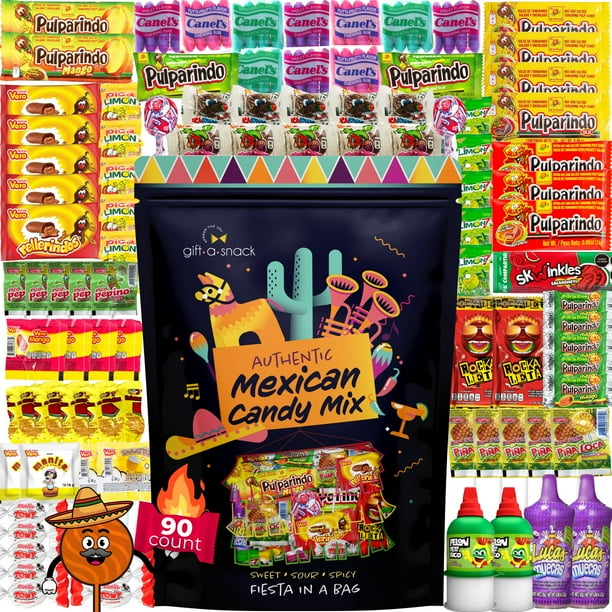 Mexican Candy Mix Dulces Mexicanos: Single-Wrapped Snacks in a 100 ...