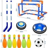 JBeeCtrl, 3 in 1 Hover Soccer Ball Hockey Bowling Toys Set, 3-12 Years ...