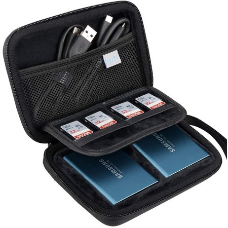 Samsung SSD Case, Lacdo 2-in-1 Hard Drive Case for Samsung T5 T3 ...