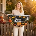 Halloween Bunting Fan Flag - Halloween Garden Flag, 35.4x17.7 Inch ...