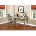 Coaster Writing Desk in Metallic Platinum - Walmart.com