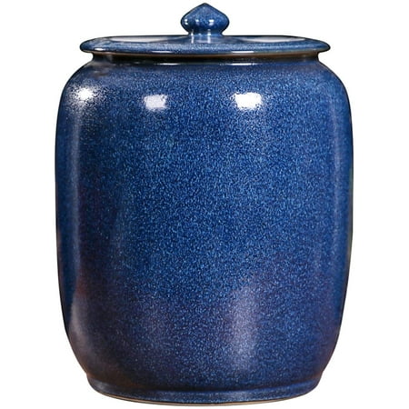 Dawht Ceramic Rice Cylinder with Cover Household 15 kg Rice Bucket ...