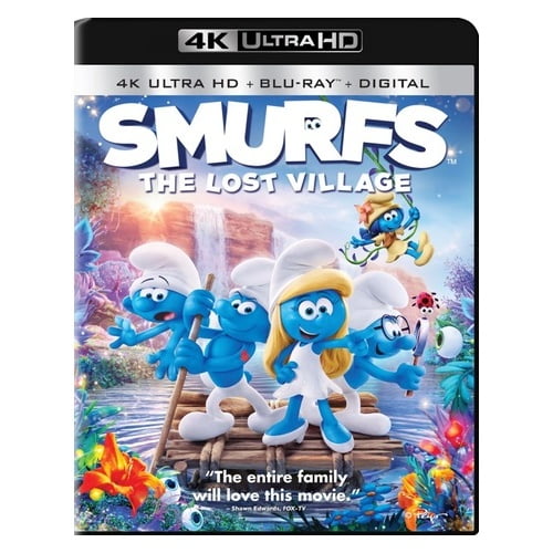 SONY PICTURES HOME ENT SMURFS-LOST VILLAGE (4KUHD/BLU RAY/ULTRAVIOLET ...