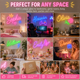 Custom Name Neon Sign, Personalized LED Light Up Sign with Name, Text ...