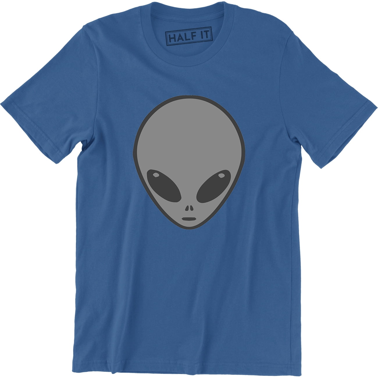 Alien Face Funny Sci Fi Space Horror Retro Fashion Men's Tee Shirt ...
