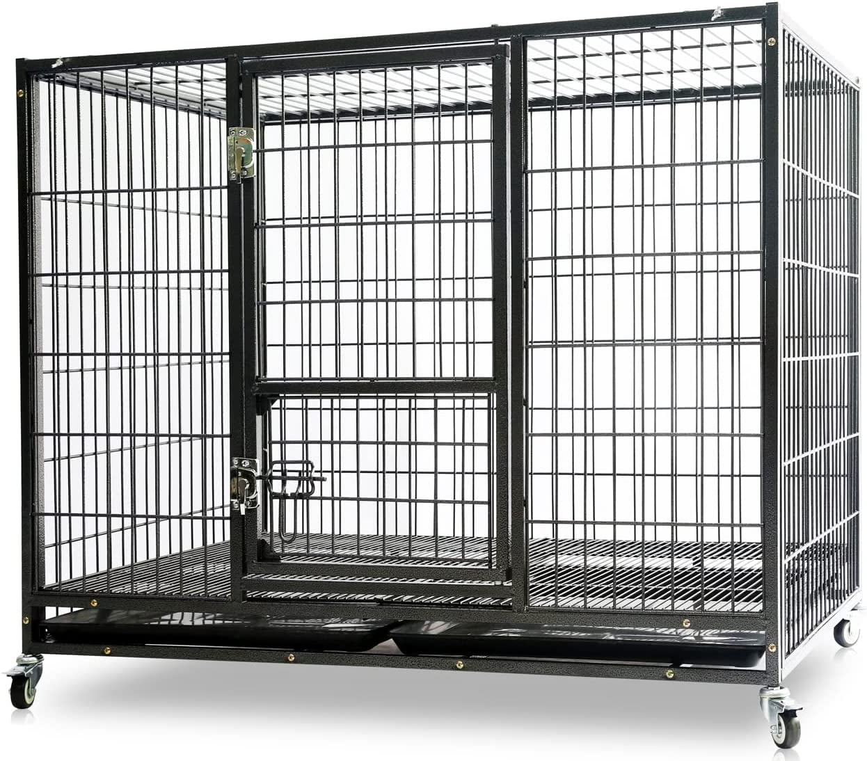 Homey Pet 43" Stackable Cage with Wheel & Tray (DG-TF37EA-BSV ...