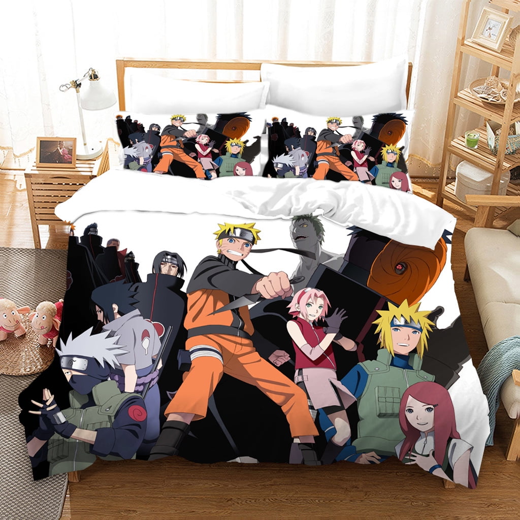 Novelty Uzumaki Bedding Bed Set Twin Full Queen King Size Itachi ...