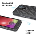 Case with Clip for Moto E4 Plus, Nakedcellphone Black Kickstand Cover ...