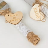 Balsa Circle Silver Wedding Cake Knife and Server Set, Jute Lace ...