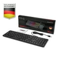 Perixx PERIBOARD-317RGB Wired Backlit USB Keyboard - Big Print Letter ...