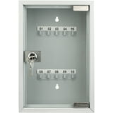 10 Keys Lock Box Gray W/ Glass Door - Walmart.com