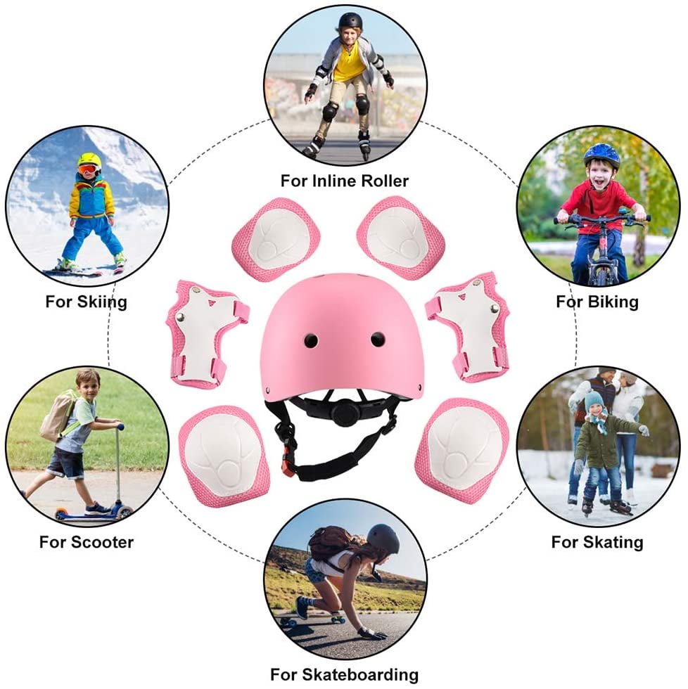 SEELOK 7PCS Kids Protective Gear Set, Sport Protective Gear Set Boy ...