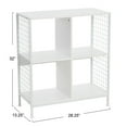 Household Essentials 4 Cube Storage Wall Unit with Metal Base ...
