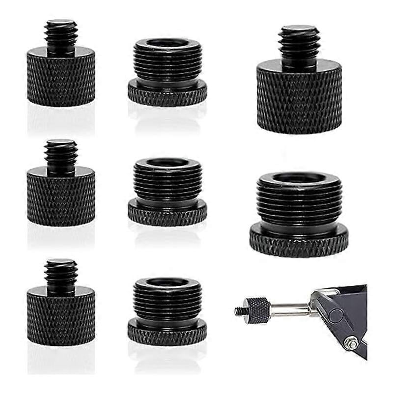 8Pcs Microphone Stand Adapters, 3/8 to 5/8 Microphone Adapter for ...