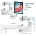Virtu Sewing Machine Kit for Beginner, Dual Speed Portable Sewing ...