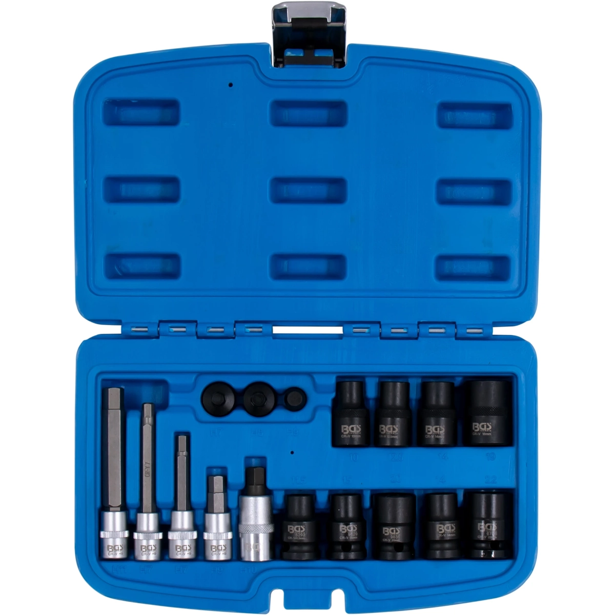 KIT 17 PZS DADOS Y PUNTAS PARA CALIPER DE FRENO BGS 74283 | Bodega ...
