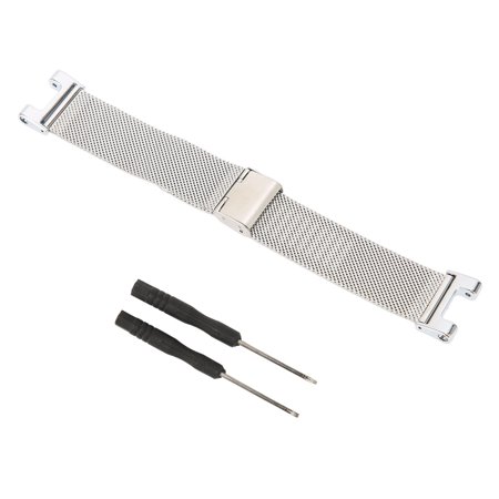 Metal Watch Strap, Anti Loosen Secure Clasp Smartwatch Band Rust Proof ...