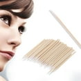 OOKWE 100pcs Short Mini Cotton Swabs Swab Applicator Q-tip Wood Handle ...