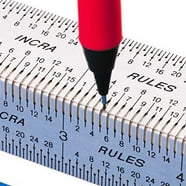 Mitutoyo Rigid Rule,SS,150 x 19mm,1mm,0.5mm 182-111 - Walmart.com