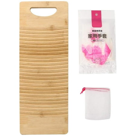 Thicken Wooden Washboard Laundry Washing Board Clothes Washboard with ...