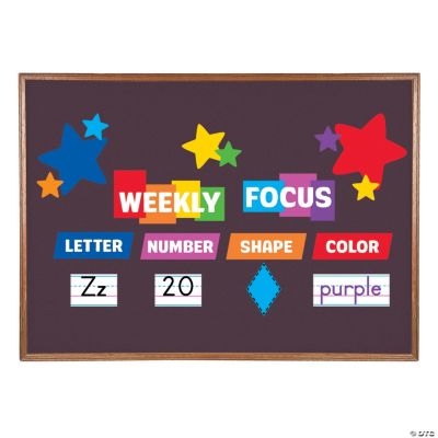 Weekly Focus Bulletin Board Set - 98 Pieces - Walmart.com
