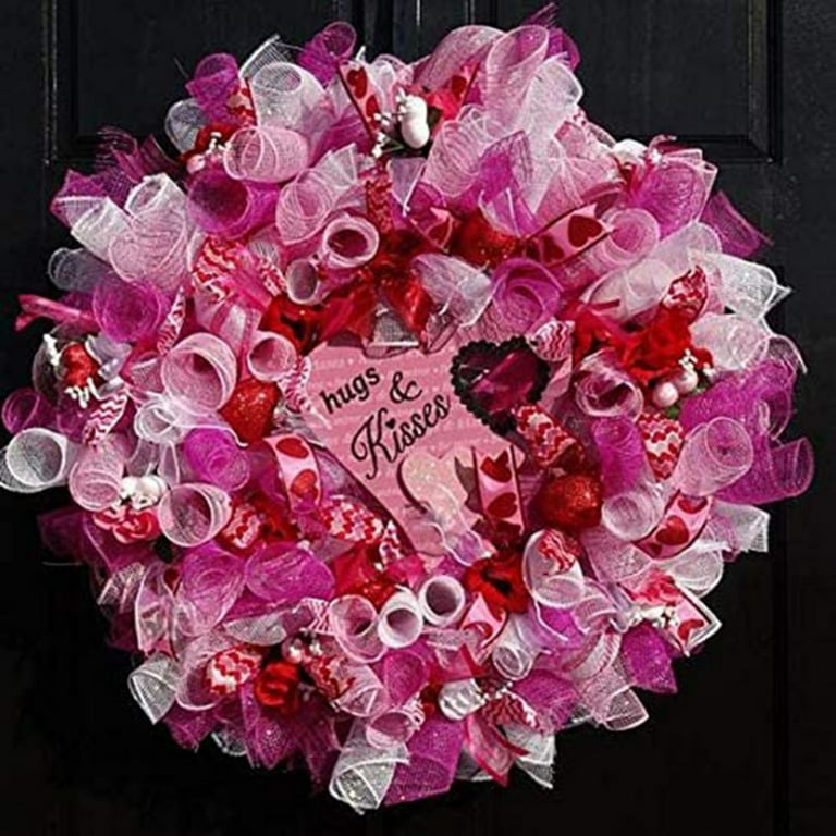 Curly Loop Pink Deco Mesh Ideas