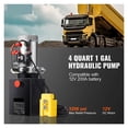 Hydraulic Pump 4/10/20 Quart Hydraulic Power Unit Single Acting Dump ...