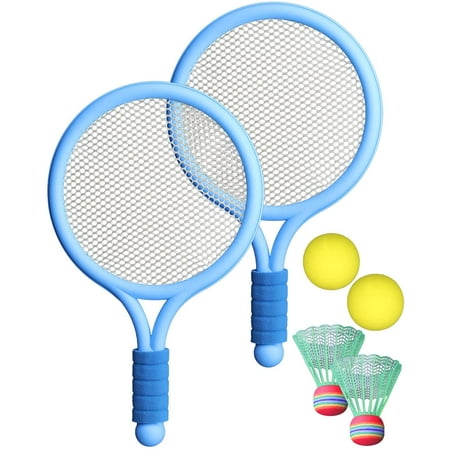 Kids Tennis Racket Set with Ball, Tennis Rackets Badminton Racquets Set ...