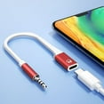 Type C Converter Headphone Adapter USB C Female To 35 mm Male Stereo ...