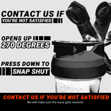 Helimix 28oz Vortex Blender Bottle | USA Made | Mixes Shakes, Smoothies ...