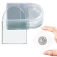 CozeLy Jewelry Storage Sleeves PVC Protector Sleeves Single Pocket ...