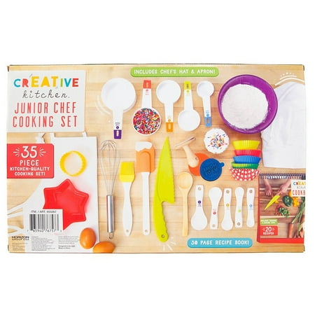 CrEATive Kitchen Junior Chef Set 35-Piece - Walmart.com - Walmart.com