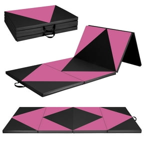 Matladin 55"x28"x14"Folding Gymnastics Cheese Wedge Incline Mat for ...