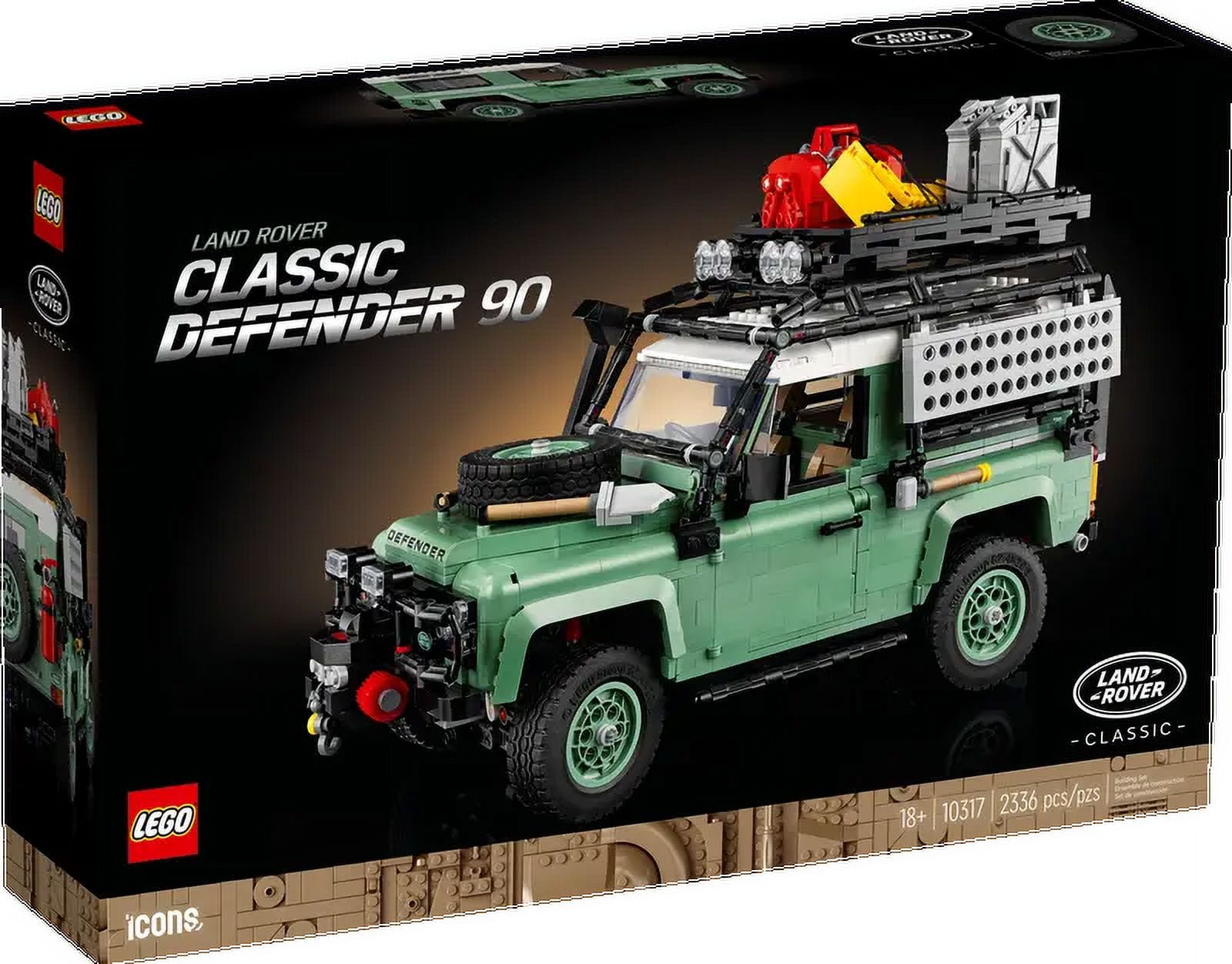 Juguete para Construir LEGO Icons, Land Rover Classic Defender 90 ...