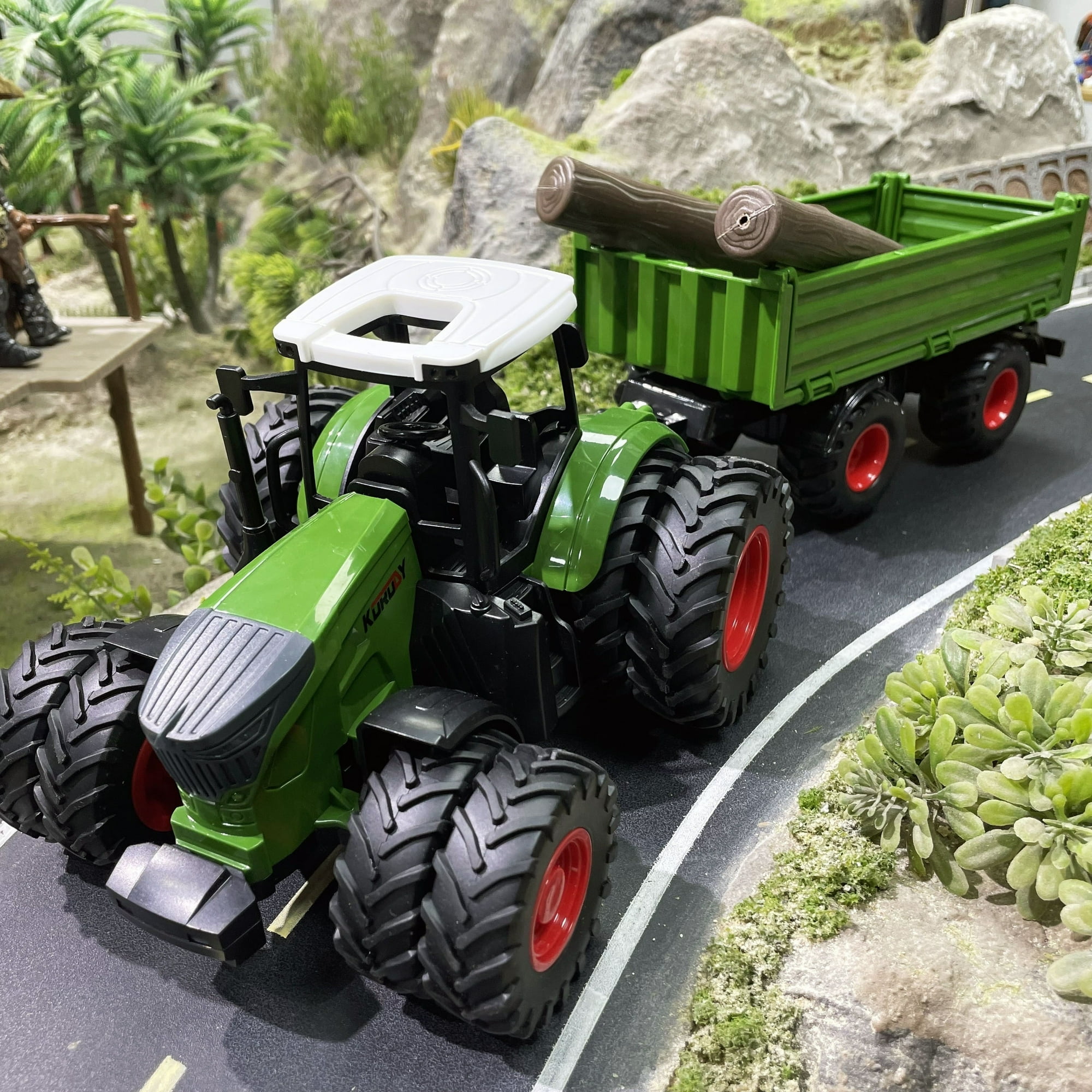 Click here for Lngoor Realistic 16.54inch Farm Tractor Toy Set Wi... prices