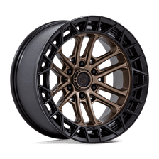 20x8.25 Fuel Off-Road D868 Arc Black Milled DUALLY REAR Wheel 8x6.5 ...