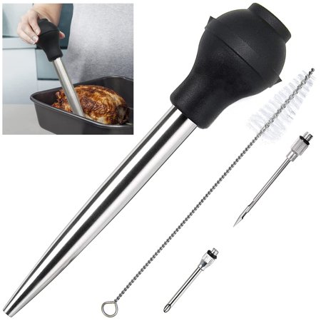 Stainless Steel Dual Needle with Cleaning Sweep Set, includes 2 ...