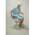Carex Uplift Commode Assist Lifting Seat, Height Adjustable Legs, Non ...