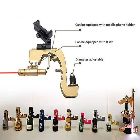 Beer Gun Shooter Alcohol Gun Shooter Bottle Beer Squirt Gun-Blue ...