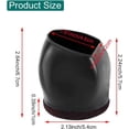 2 Inch Office Chair Wheel Stopper, Stoppers for Rolling Furniture Feet ...