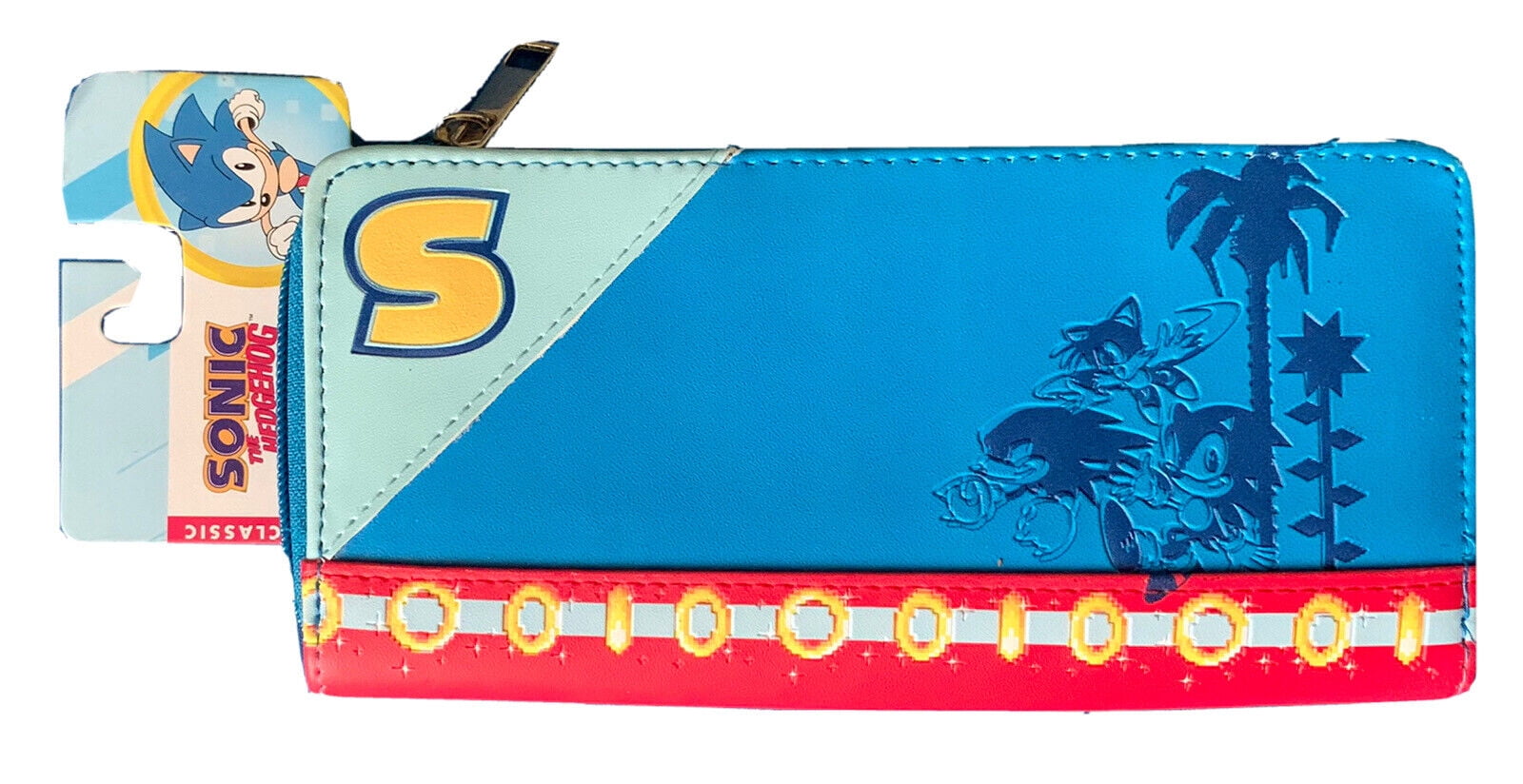 Sonic The Hedgehog Large Zip Around Wallet - Go Sega 60th Anniversary ...