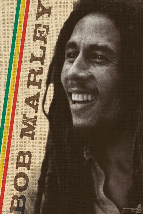 Trends International Bob Marley Smile Wall Poster 22.375" x 34 ...