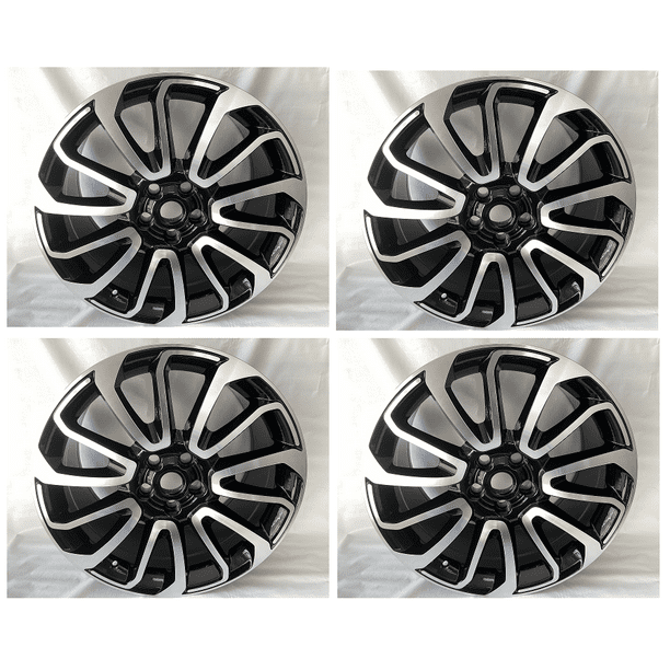 20" AUTOBIOGRAPHY STYLE BLACK MACHINE RIMS WHEELS FITS RANGE ROVER ...